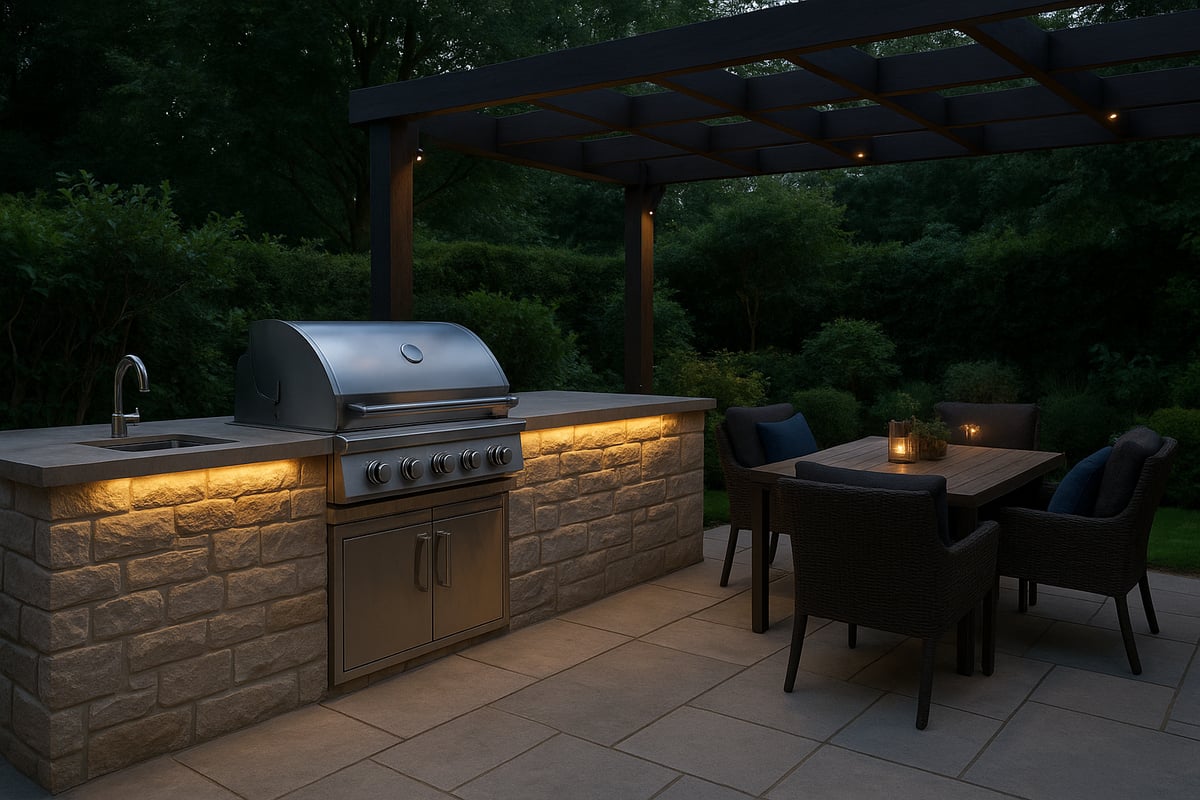 Integrating Your Grill into a Luxury Outdoor Living Space