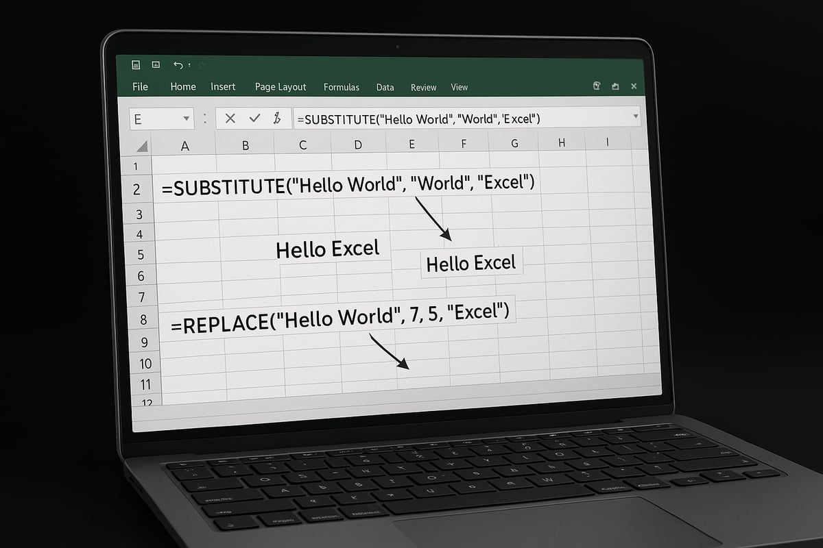 Excel Replace a Character in a String Guide for 2026 - The Analytics Doctor