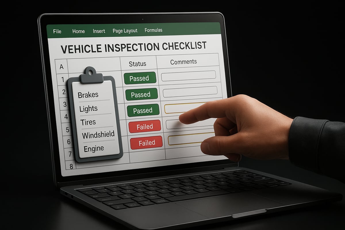 Vehicle Inspection Checklist Excel Guide: Your 2026 Roadmap - The ...