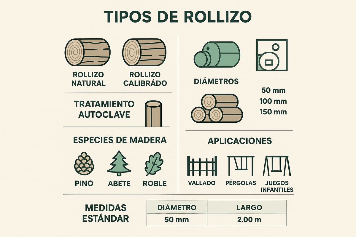 Guía Completa Sobre Rollizo: Usos, Tipos Y Consejos 2026 | Ubepark ...