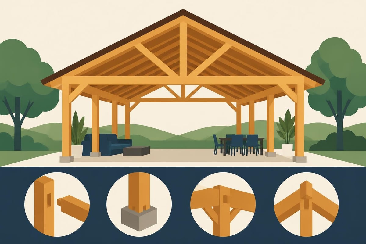 Timber Pavilions: Design, Construction & Applications | Acorn to Oak ...