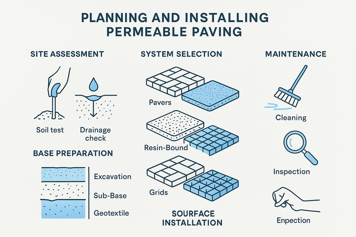 Permeable Paving Guide: Sustainable Solutions for 2026 - Quartz Coatings
