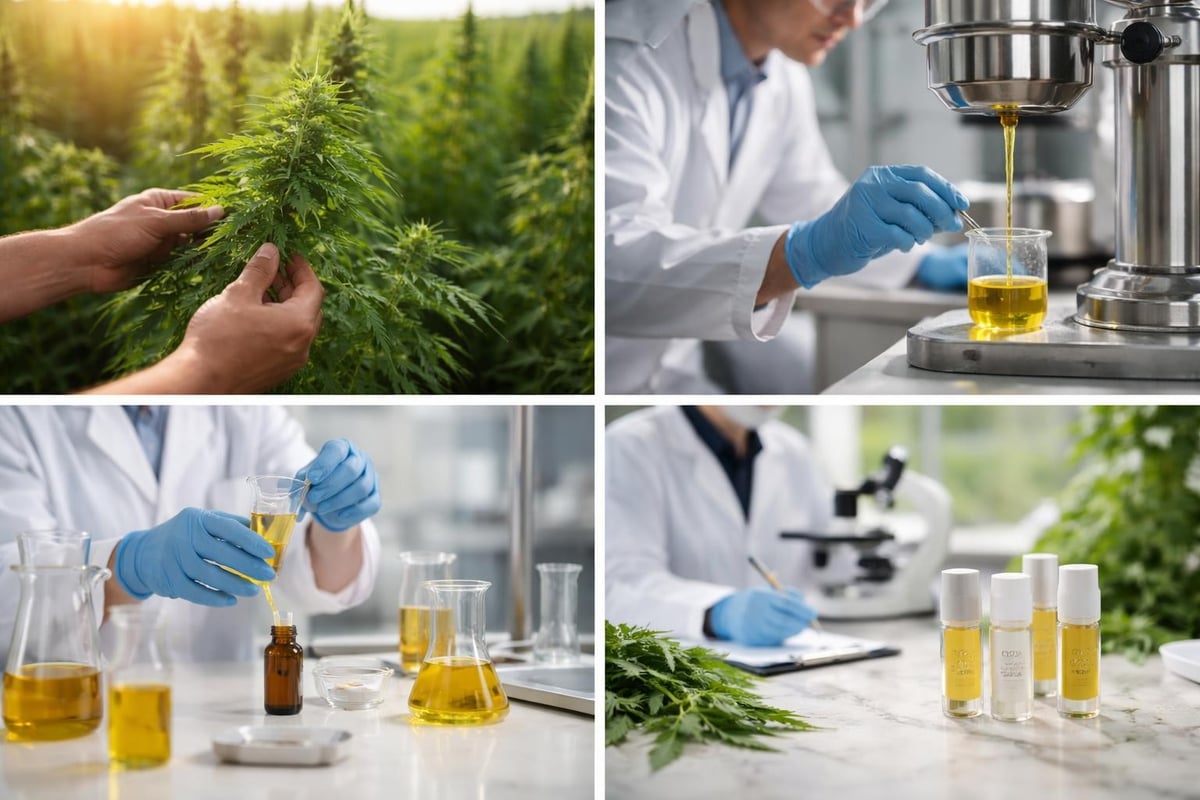 Quality control process for CBD products