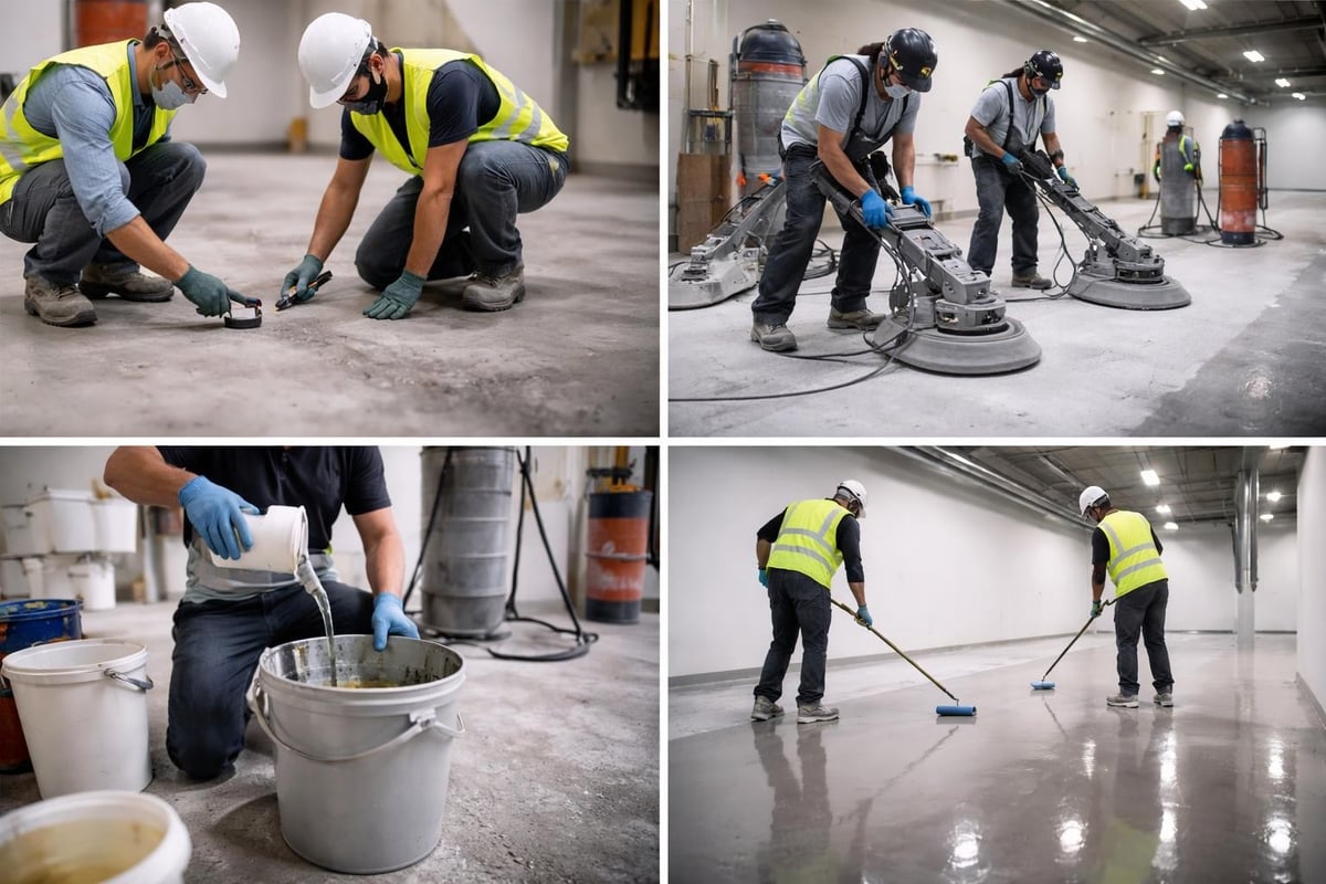 Epoxy Flooring Work: Process, Planning & Professional Installation ...