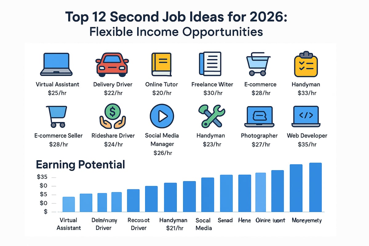 12 Second Job Ideas to Increase Your Income in 2026
