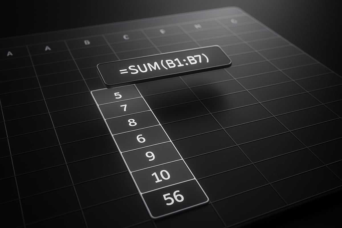 Excel How To Total A Column Guide for Beginners 2026 - The Analytics Doctor