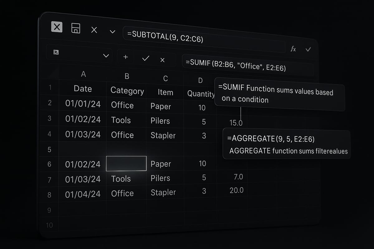 Excel How To Total A Column Guide for Beginners 2026 - The Analytics Doctor