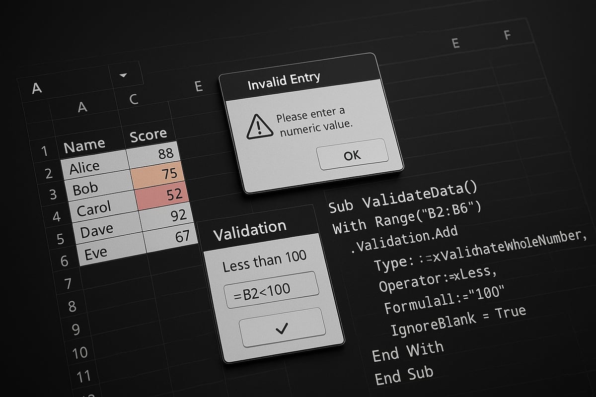 Ultimate Guide to Validation Data in Excel (2026) - The Analytics Doctor