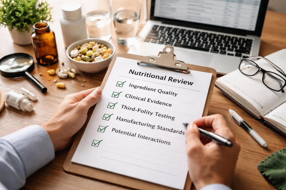 Nutritional Review: Your Guide to Evaluating Supplements - Dr. Bell Health