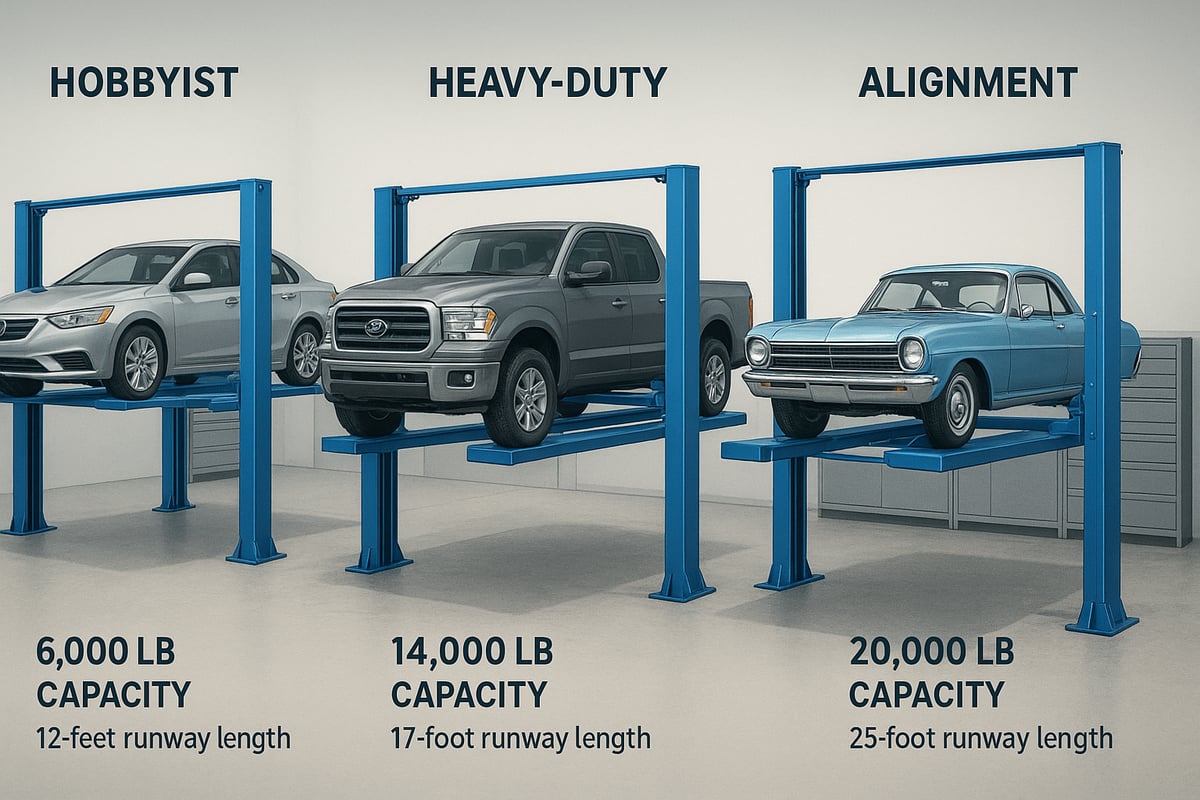 Auto 4 Post Lift Guide: Expert Tips for 2025 - KGM Equipments